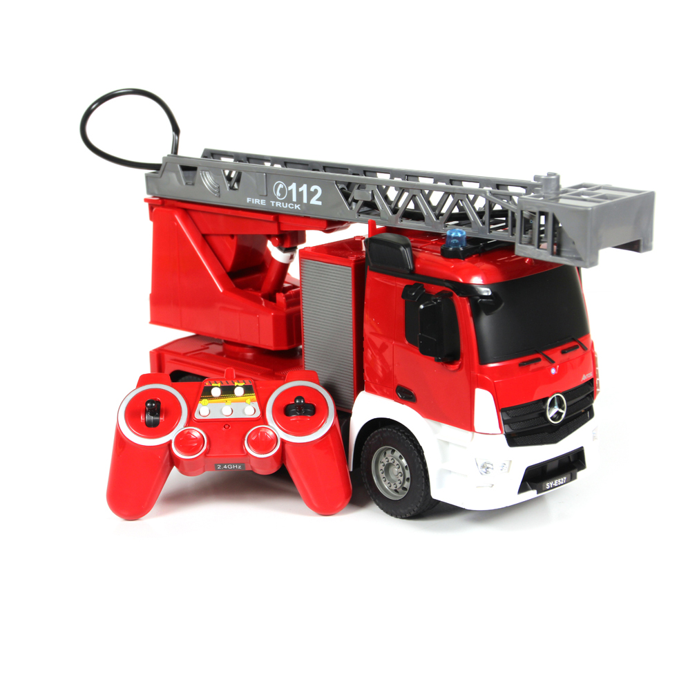 New Mercedes Benz Licensed 1:20 Scale RC Fire Engine Truck | RC High ...