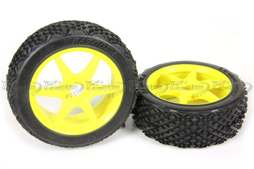 81035 1/8 Scale Wheels Complete 2P 17mm Hex Hub - RC High Performance ...