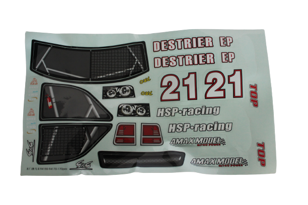 10700-1 HSP 1/10 Scale Short Course Truck Body with Decals - RC High ...