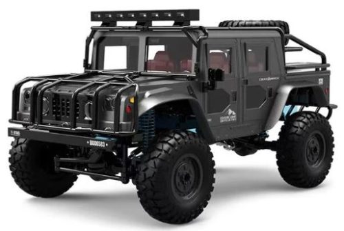 Hummer H1 Hurtle 1/12 Scale 4WD RC Rock Crawler with 2 Rechargeable ...